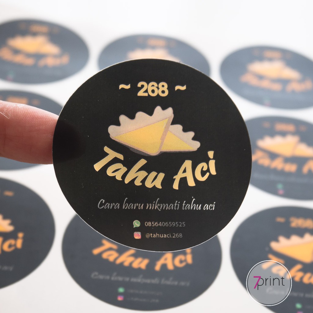 Jual Cetak Stiker Vinyl PAKET USAHA / Cetak Stiker Label Kemasan ...
