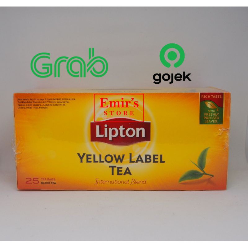 Jual Lipton|Lipton YellowLabel Tea|Teh Lipton|Teh Celup Lipton 25 pack ...