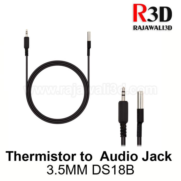 Jual Sensor Suhu Waterproof Thermistor To Audio Jack 3.5mm DS18B20 ...