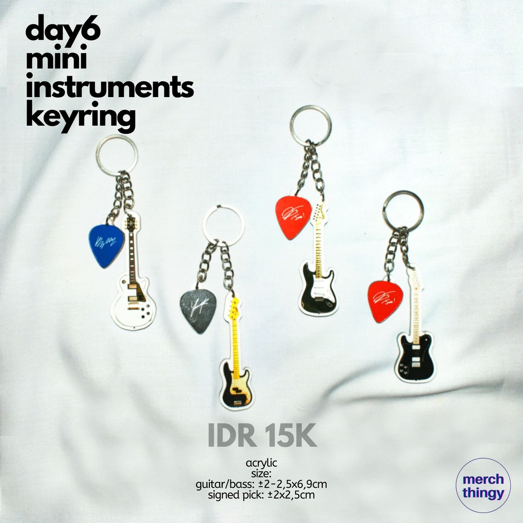 Jual [READY STOCK] DAY6 MINI INSTRUMENTS KEYRING / GANTUNGAN KUNCI ...