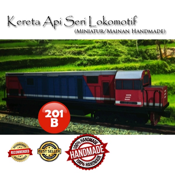 Jual Kereta Api Indonesia Seri LOKOMOTIF (Miniatur/Mainan Handmade ...
