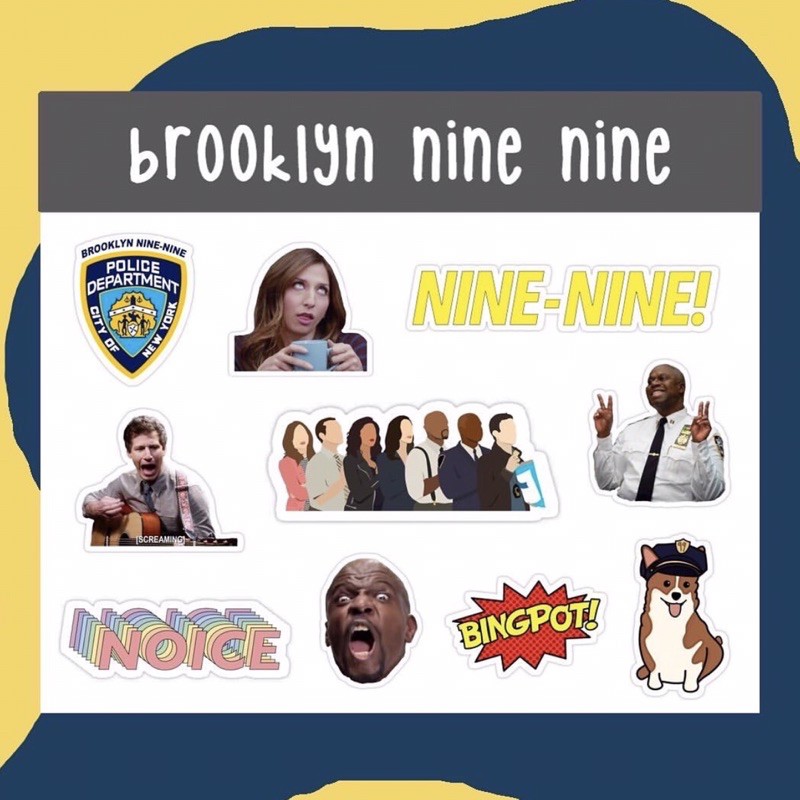 Jual Sticker Brooklyn Nine Nine | Shopee Indonesia