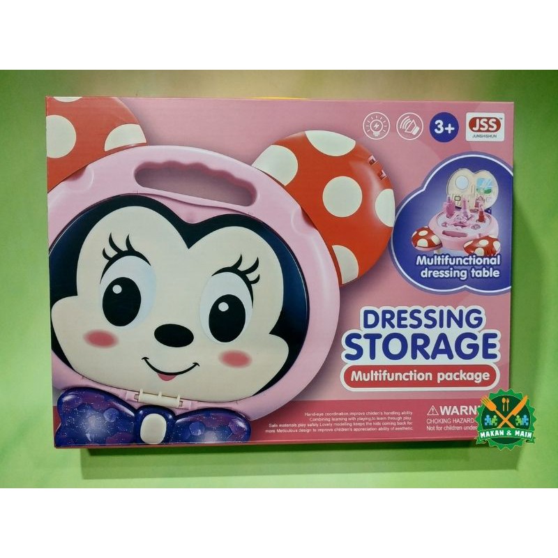 Jual Mainan Make Up Set Anak Perempuan Mainan Dressing Storage Pretend ...
