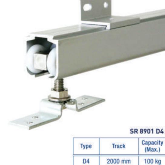 Jual Track/Rel Sliding Door Dekkson D4 Aluminium(Komplit Set)P.2Mtr -100Kg | Shopee Indonesia