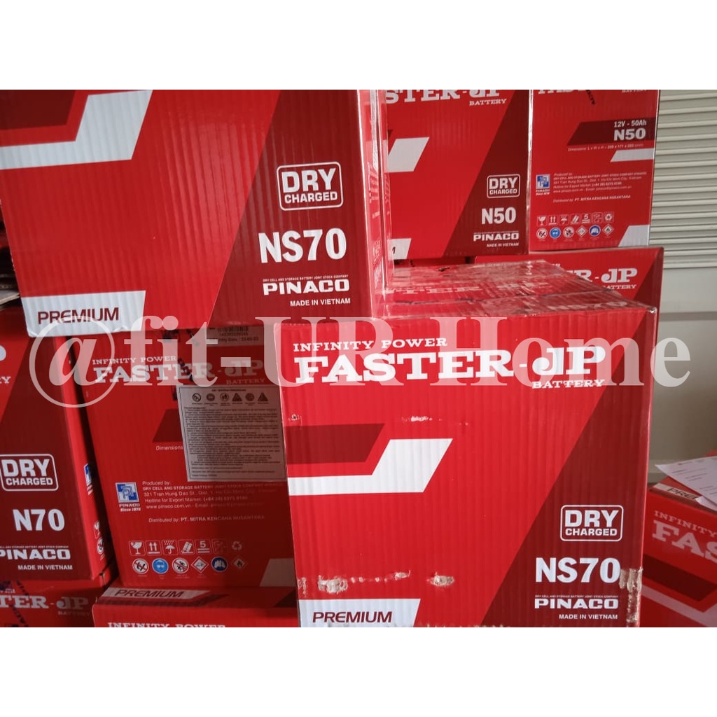 Jual Aki Mobil FASTER JP NS70 NS70L Aki Basah | Shopee Indonesia