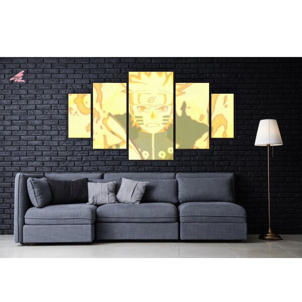 Jual 1 Set Pajangan Dinding Naruto Mode Kurama Wall Decor Aesthetic ...
