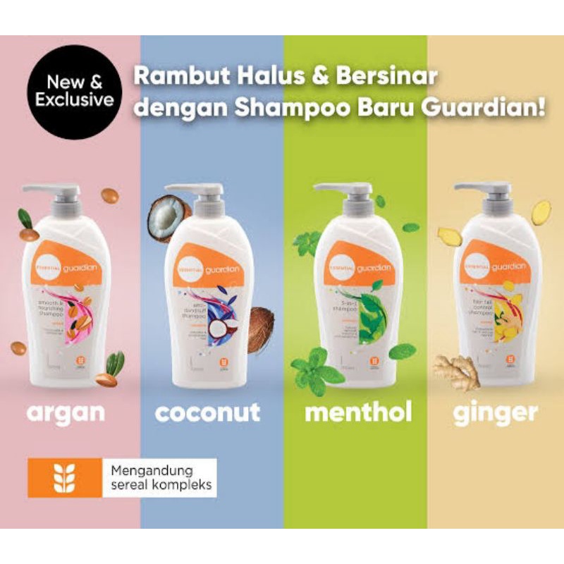 Jual new!! guardian essential shampoo, conditioning shampoo | Shopee ...