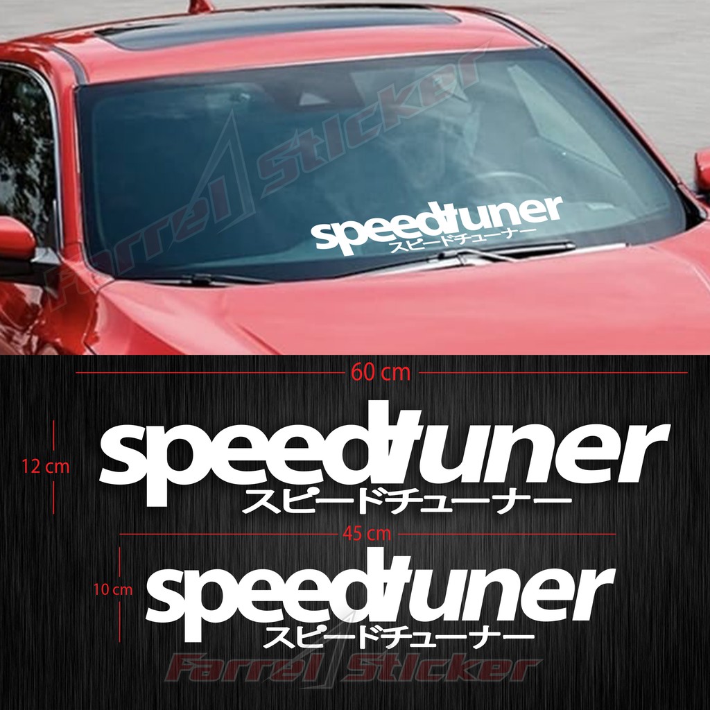 Jual stiker speed tuner sticker speedtuner 45/60 cm | Shopee Indonesia