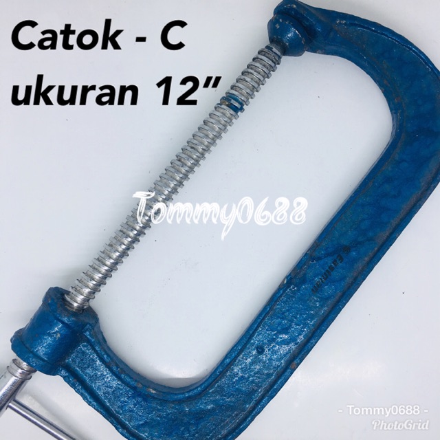 Jual CATOK C KLEM C UKURAN 12” INCH C CLAMP 12 INCI RAGUM C PENJEPIT ...
