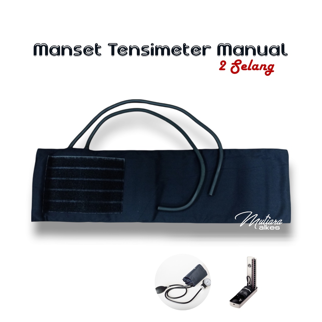 Jual (MUTIARA ALKES) Manset Tensimeter Manual Dewasa / Manset Digital ...