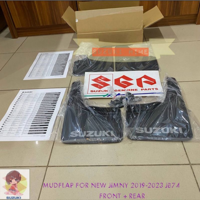 Jual SGP Mudflap Mudguard New Jimny JB74 2019-2025 3 door 5 door Original Suzuki Genuine ...