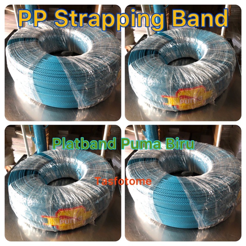 Jual Pp Strapping Band Puma Straping Band Platband Biru Hijau Tali ...