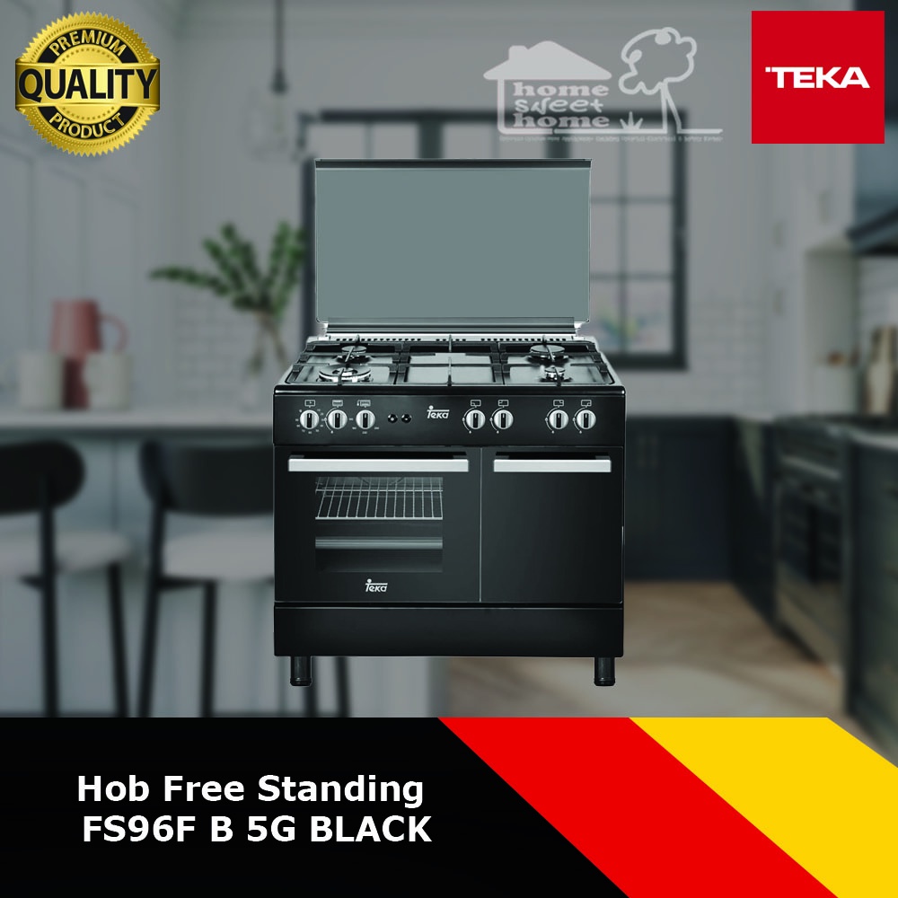 Jual Teka Freestanding Cooker FS96F 5G Black | Shopee Indonesia