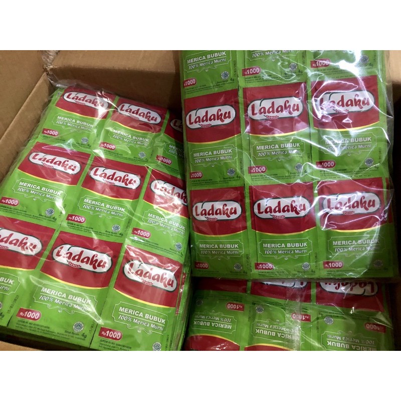 Jual LADAKU Merica Bubuk 1 renteng 12 sachet | Shopee Indonesia