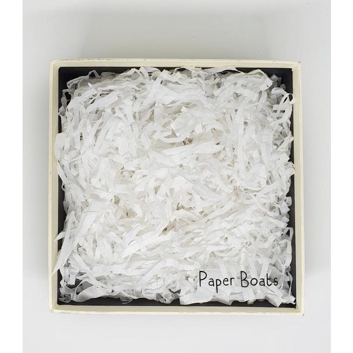 Jual Best Product!!! Shredded Paper Warna Putih / Kertas Krep Potong ...