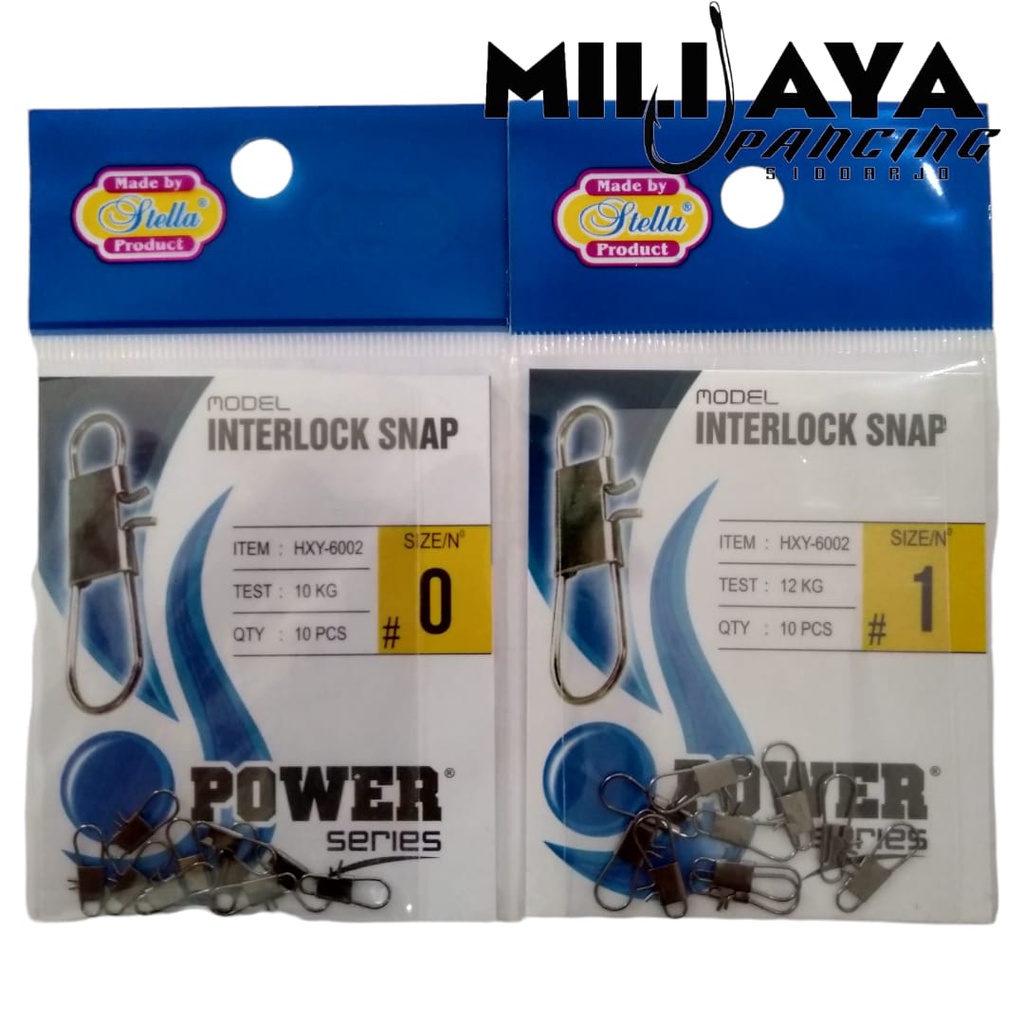 Jual Peniti Pancing Interlock Snap STELLA | Shopee Indonesia