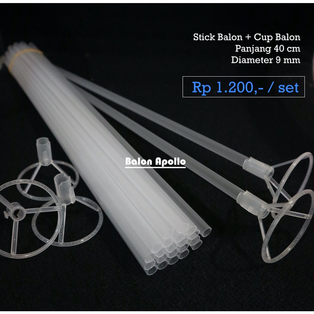 Jual Stick Balon + Cup Balon FOIL (10 PCS) | Shopee Indonesia