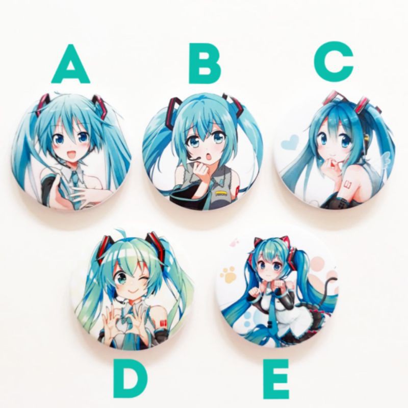 Jual Pin Hatsune Miku Vocaloid Merchandise | Shopee Indonesia