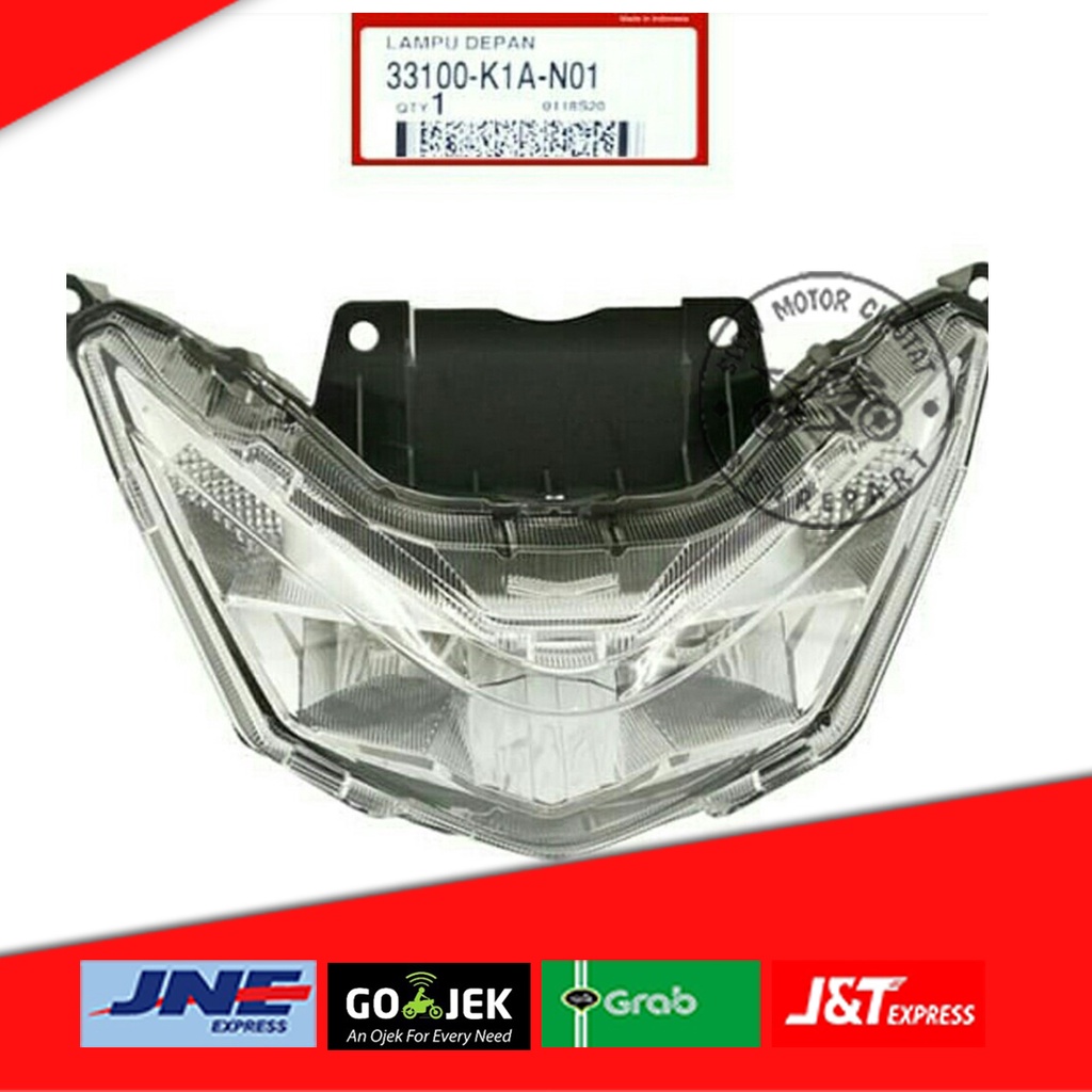 Jual REFLECTOR LAMPU DEPAN BEAT LED ORI HONDA 33100-K1A-N01 | Shopee Indonesia