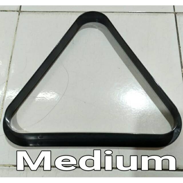 Jual Triangle billiard ball rack atau segitiga bola billiard medium ...