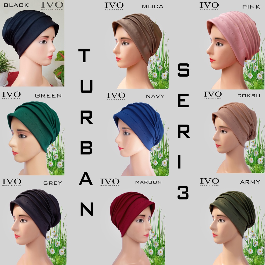 Jual Turban Muslim Seri 3 / Turban Instan / Turban Dewasa / Turban ...