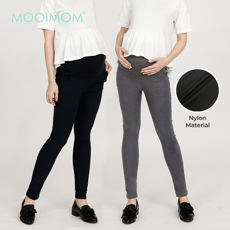 Jual MOOIMOM Super Elastic Pregnancy Legging - Celana Legging Hamil | Shopee Indonesia