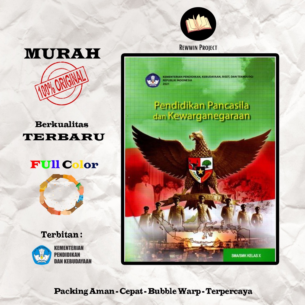 Jual Buku Original - PPKN Pendidikan Pancasila dan Kewarganegaraan Kelas 10 SMA/SMK/MA Kurikulum ...