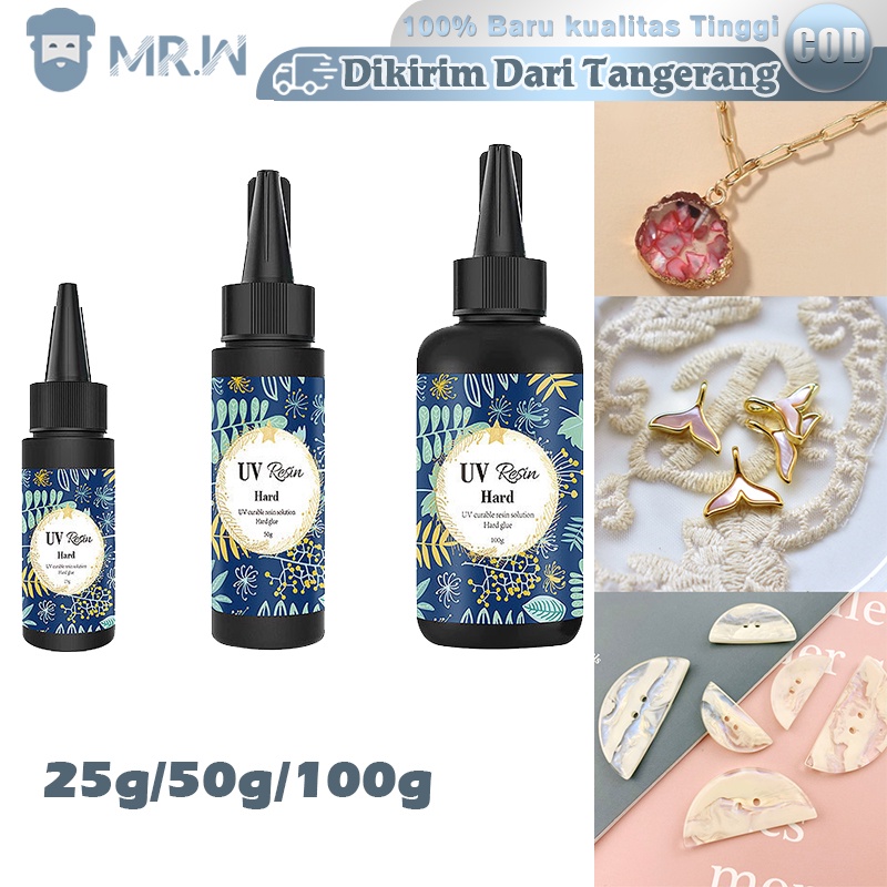 Jual Resin UV Bening/UV Resin Hard/Resin Ultraviolet/DIY Resin Clear Untuk Craft Assisthook - 25 ...