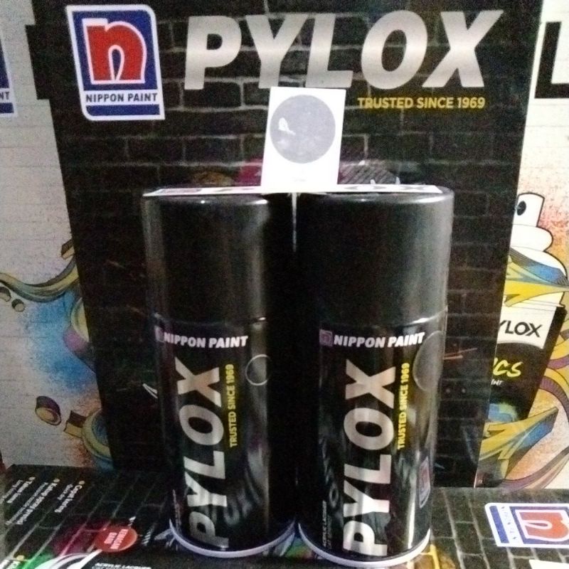 Jual PYLOX 124 Silver / Cat Semprot 300cc | Shopee Indonesia