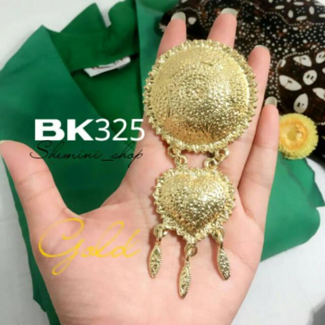 Jual BROS KEBAYA KUTU BARU KODE : BK352 (Gold) | Shopee Indonesia