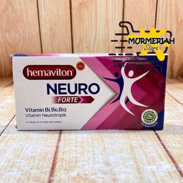 Jual HEMAVITON NEURO FORTE Strip isi 10 Kaplet - Vitamin Neuro B1, B6 ...