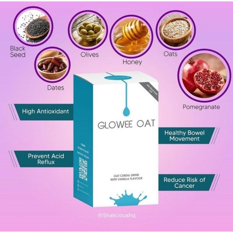 Jual GLOWEE OAT BY SHALICIOUS MADE IN MALAYSIA (BPOM) | Shopee Indonesia