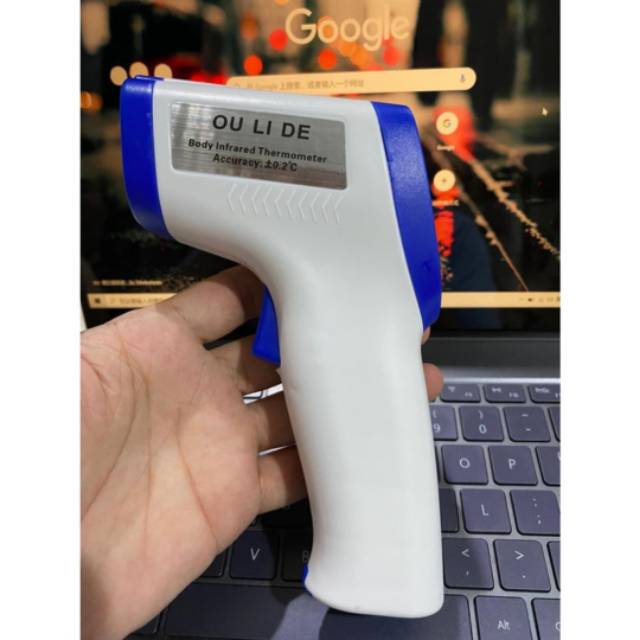 Jual TERMOGAN /Thermometer Alat Ukur Suhu Tubuh Dewasa Digital Infrared ...