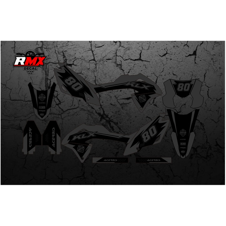 Jual DECAL STICKER KLX BF (010) DEKAL STIKER KLX 150 G/SE/EXTREME/NEW ...