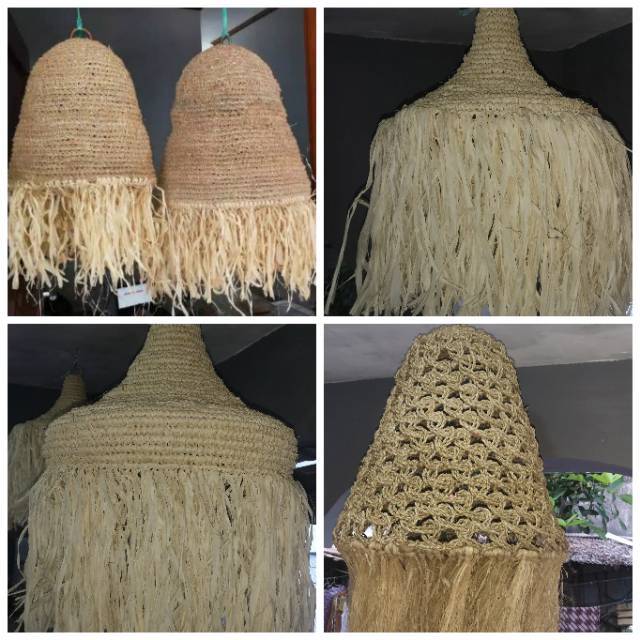 Jual Kap lampu gantung jumbo dekorasi cafe rumbai geraisurya | Shopee ...