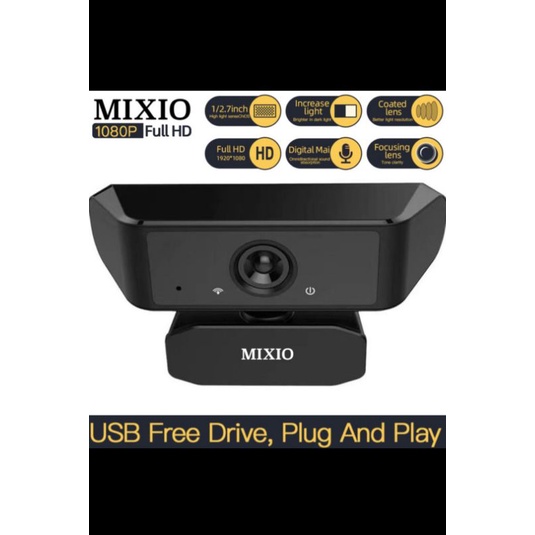 Jual Mixio Z1 1080p Full HD Webcam With Microphone Web cam 1080p ...