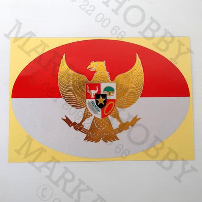 Jual Stiker / Sticker Indonesia Garuda NKRI Merah Putih Oval | Shopee ...