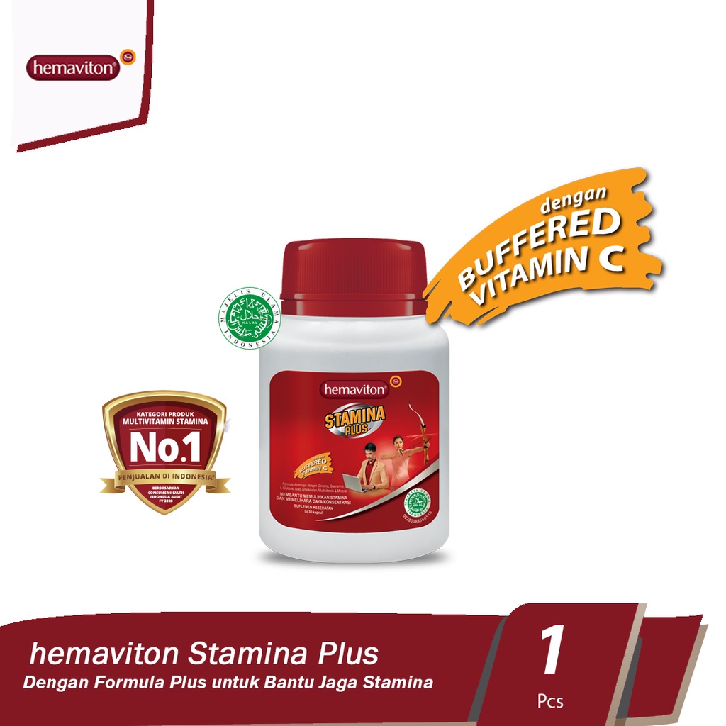 Jual hemaviton Stamina Plus Multivitamin Botol [30 kapsul] | Shopee ...
