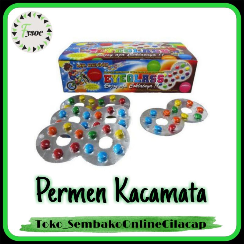 Jual ( 10 PCS ) PERMEN KACAMATA JADUL WARNA WARNI | EYEGLASS | Shopee ...