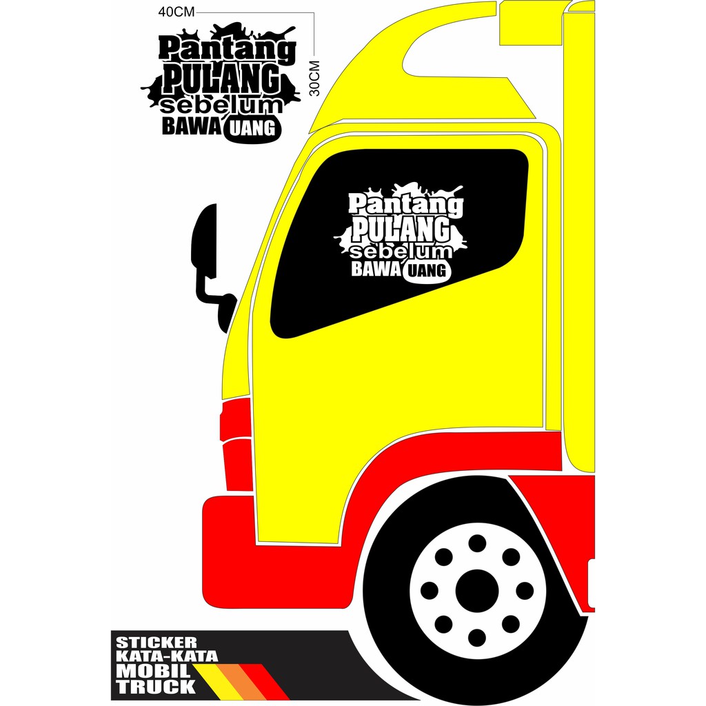 Jual STIKER KACA MOBIL DENGAN KATA KATA UNIK DAN LUCU SIZE 40CM X 30CM ...