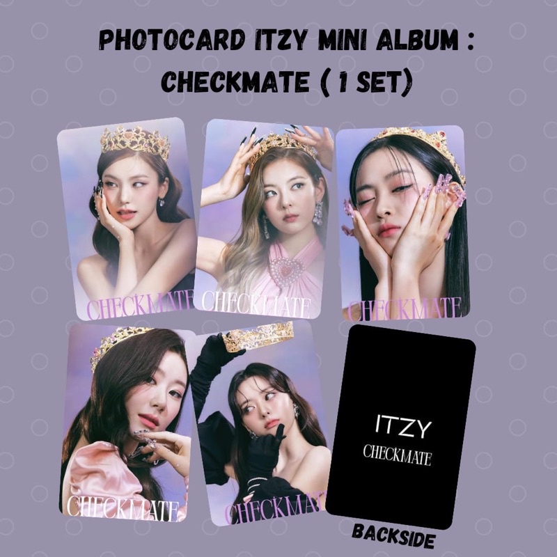 Jual PHOTOCARD ITZY : CHECKMATE (1Set) | Shopee Indonesia