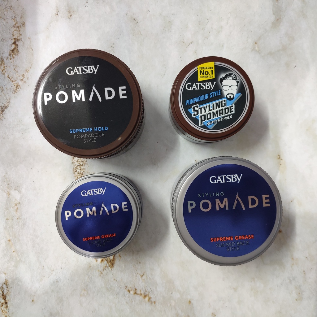 Jual GATSBY STYLING POMADE SUPREME (30g-2209 / 75g-2211) | Shopee Indonesia