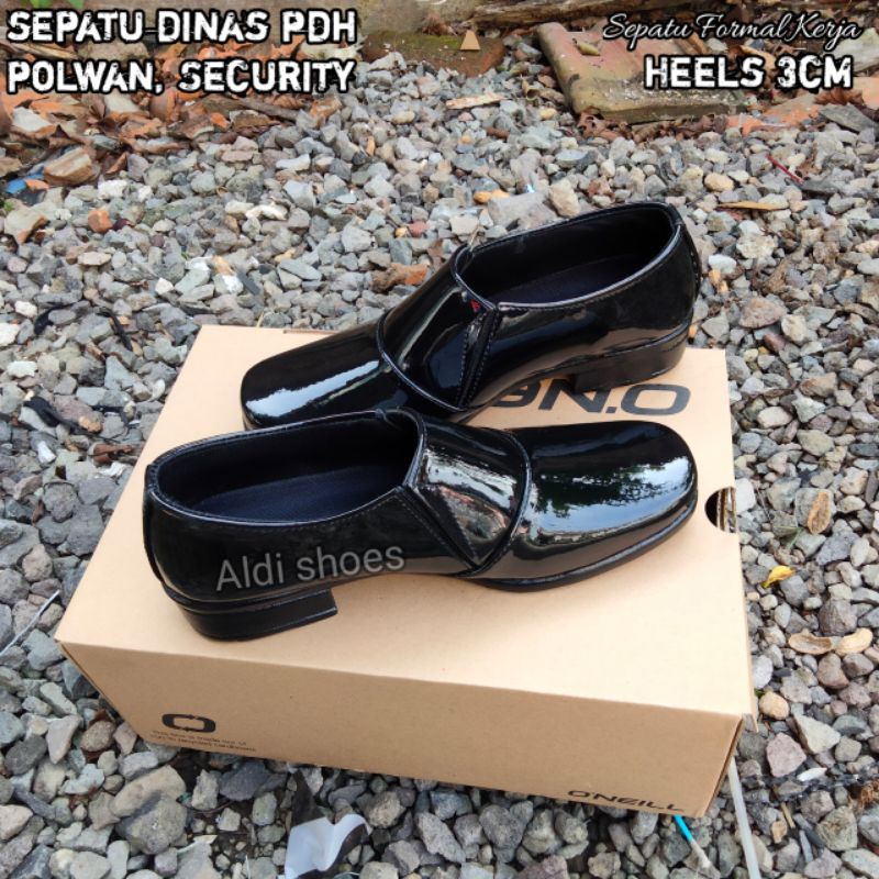 Jual Sepatu Pdh Wanita /Sepatu Polwan /Sepatu Kerja Wanita /Halfboots ...