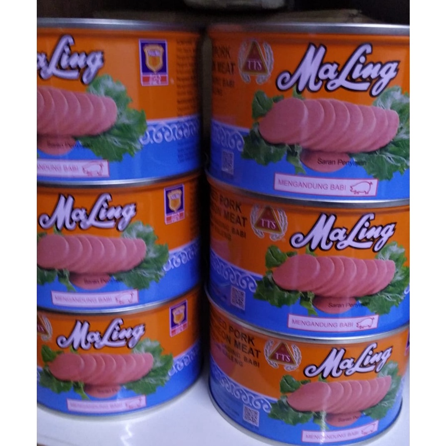 Jual Daging Babi Maling kaleng Pork Luncheon Ma Ling Non Halal | Shopee ...