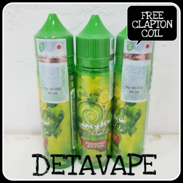 Jual LIQUID VAPE 60ML HONEYDEW KHALIFA 3MG | Shopee Indonesia