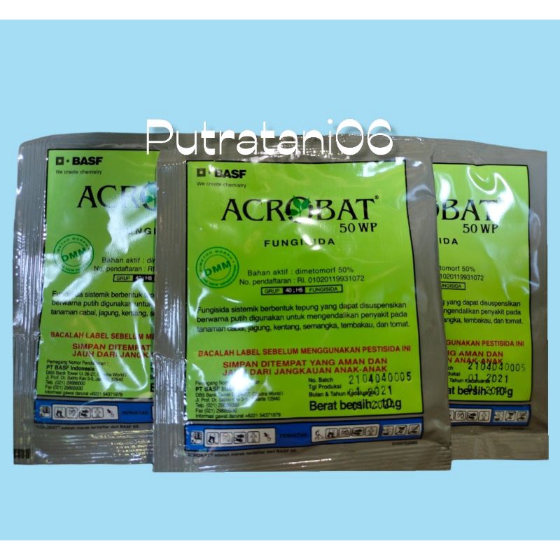Jual FUNGISIDA Acrobat 50WP 10gr Obat Pencegah dan Pembasmi Jamur pada ...