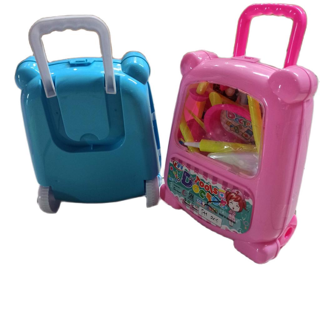 Jual Mainan dokter koper anak dengan roda warna random / Mainan Edukasi ...