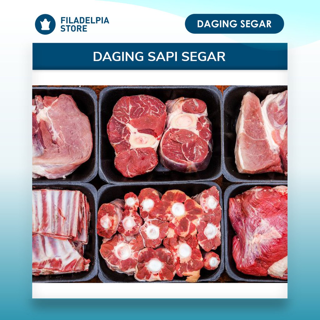 Jual Daging Sapi Fresh 500gr Iga Tetelan Buntut Diskon Bandung | Shopee ...