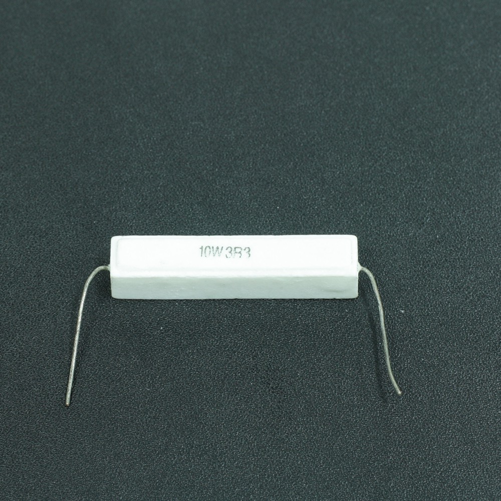 Jual Resistor Kapur 10W 3R3 / 10 WATT 3R3 Putih / TAIWAN isi 5 | Shopee Indonesia