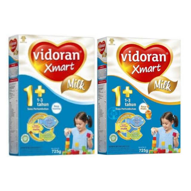 Jual Susu Vidoran Xmart Nutriplex Vanila / Madu 1+ 1-3 tahun 700gr ...